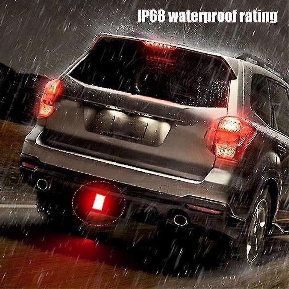 F1 Style 15 Led Rear 3rd Third Strobe Flashing Tail Brake Stop Light Universal Car Lights Signal ...