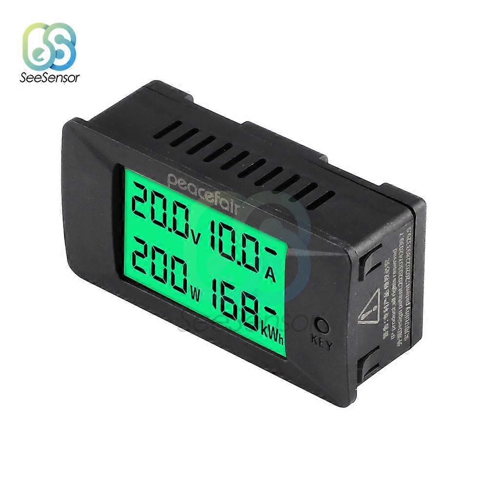 DC 0-300V 50A/100A/200A/300A Digital Meter Voltmeter Ammeter LCD 4 in 1 DC Voltage Current Power ...
