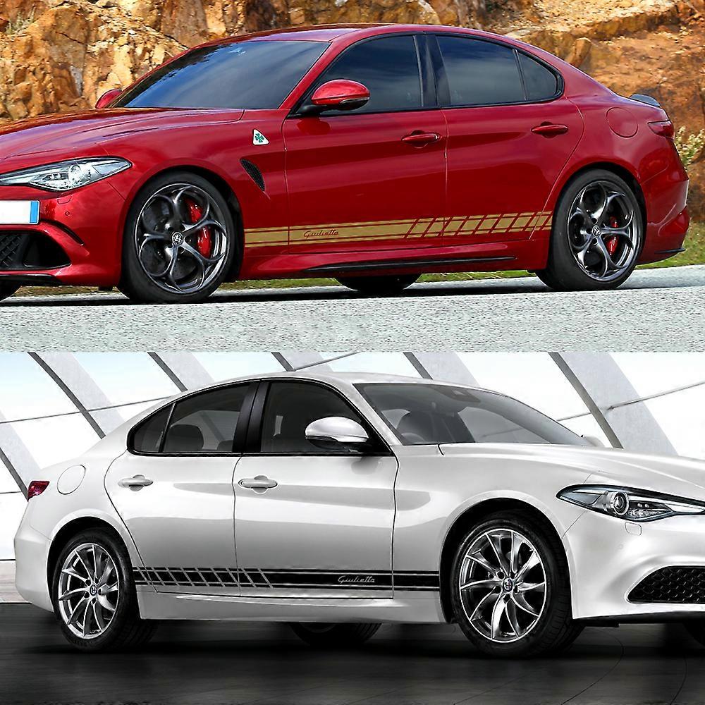 2PCS Car Stickers For Alfa Romeo 159 147 Giulietta Stelvio 4C MITO 156 ...
