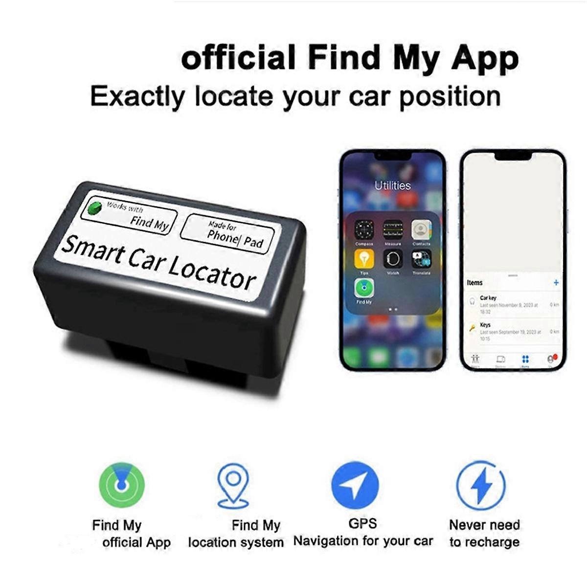 Mini Tracker for Car OBD2 GPS Locator with Find My APP for OBD GPS ...