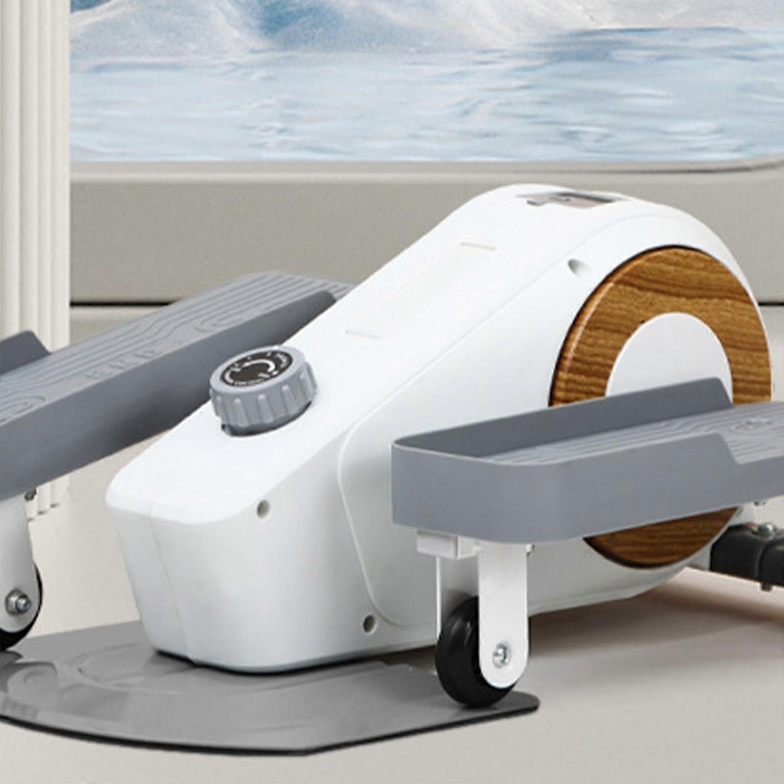 Under Desk Elliptical Machine with LED Display Quiet Stepper Workout ...