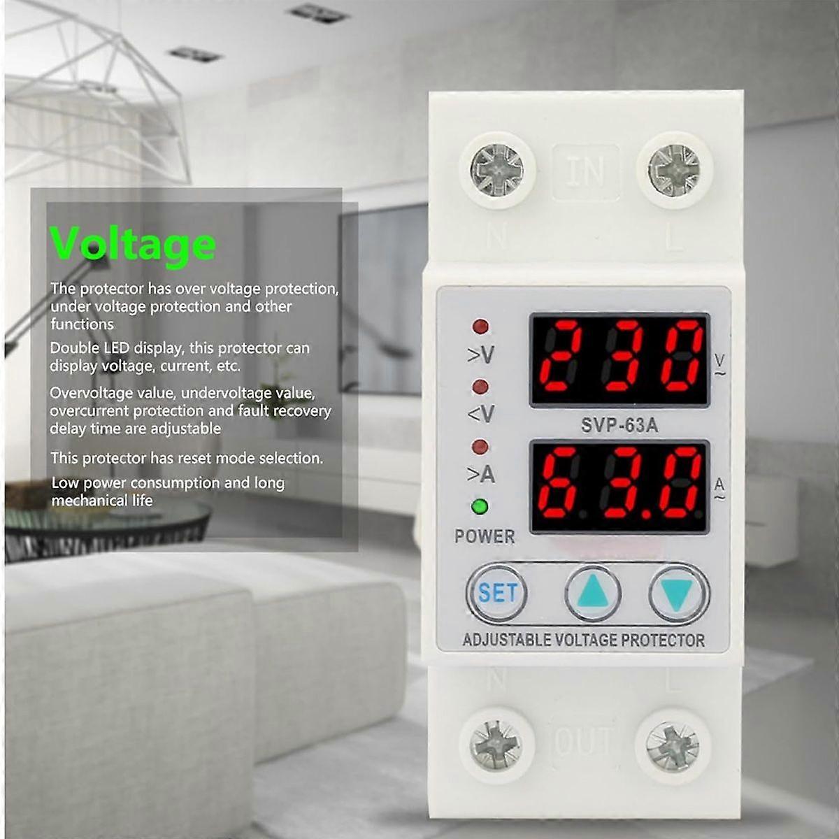 Voltage Protector Adjustable Under Over Voltage Protection, Voltage ...