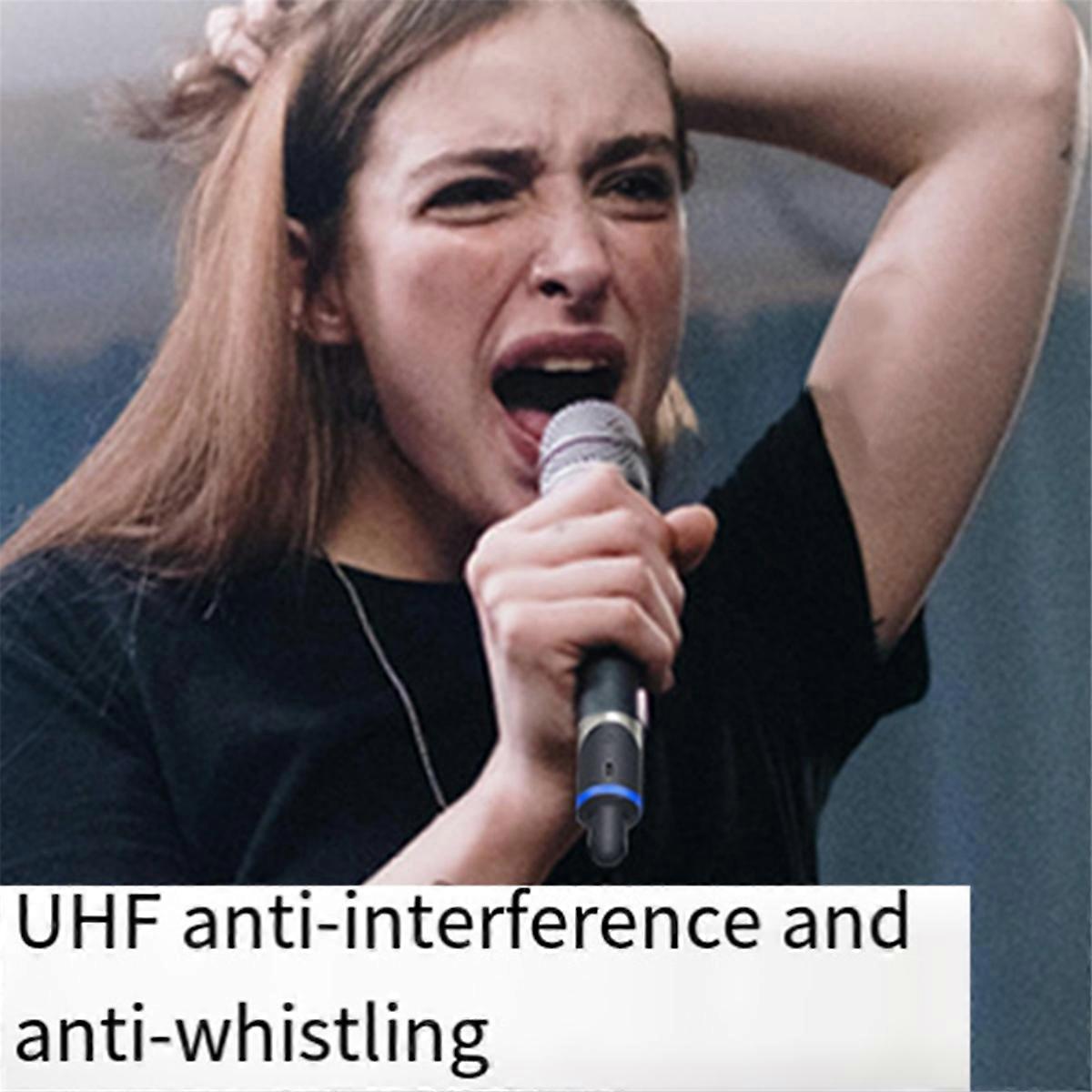 New UHF Wireless Mic Adapter XLR Transmitter & Receiver Converter ...