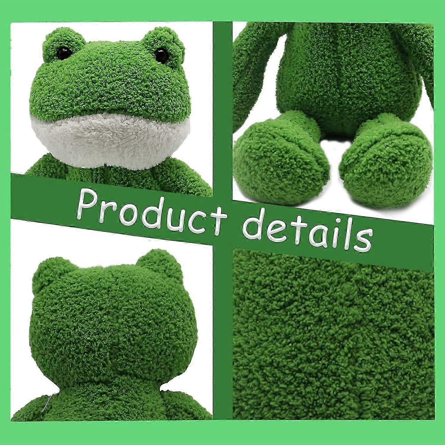 40cm Frog Plush Toy Cute Frog Stuffed Plushie Cuddly Toys Soft Long ...