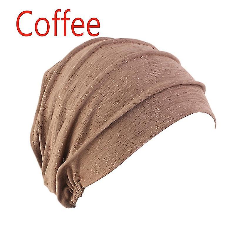 Women's Cotton Elastic Beanie Soft Bandana Soft Hat Bandana Hedge ...