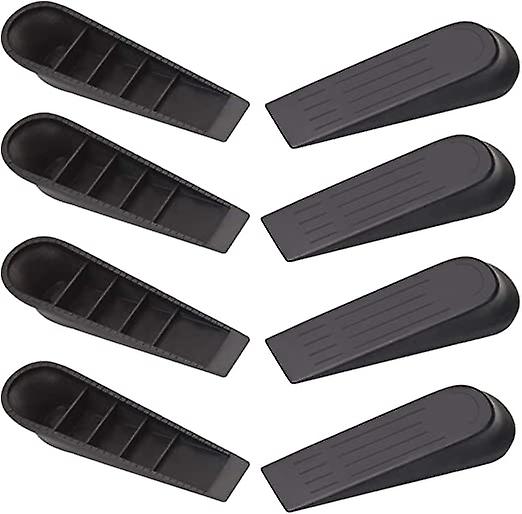 8 Pcs Floor Door Stops, Non-Slip Door Stops Plastic Floor Blocks with ...