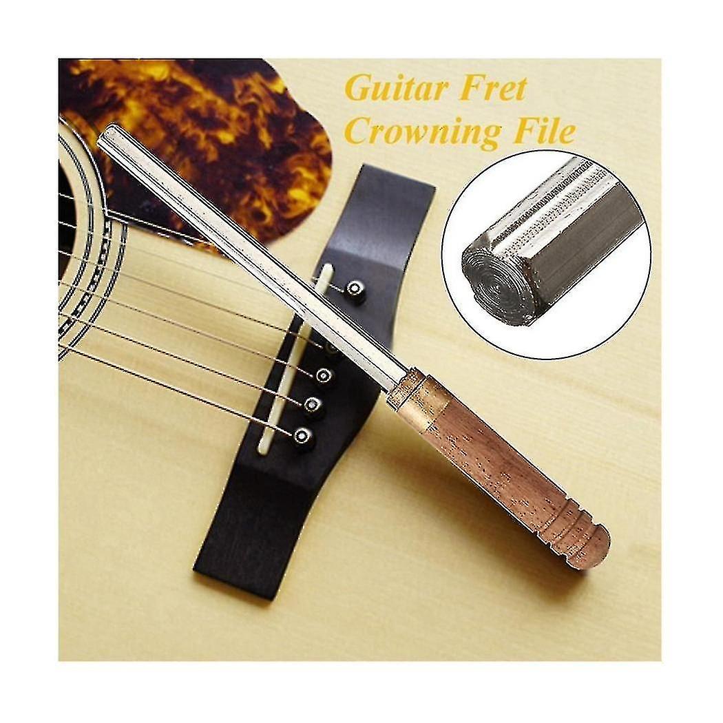 New Guitar Fret File 3 In 1 Guitar Fret Crowning File Musical ...