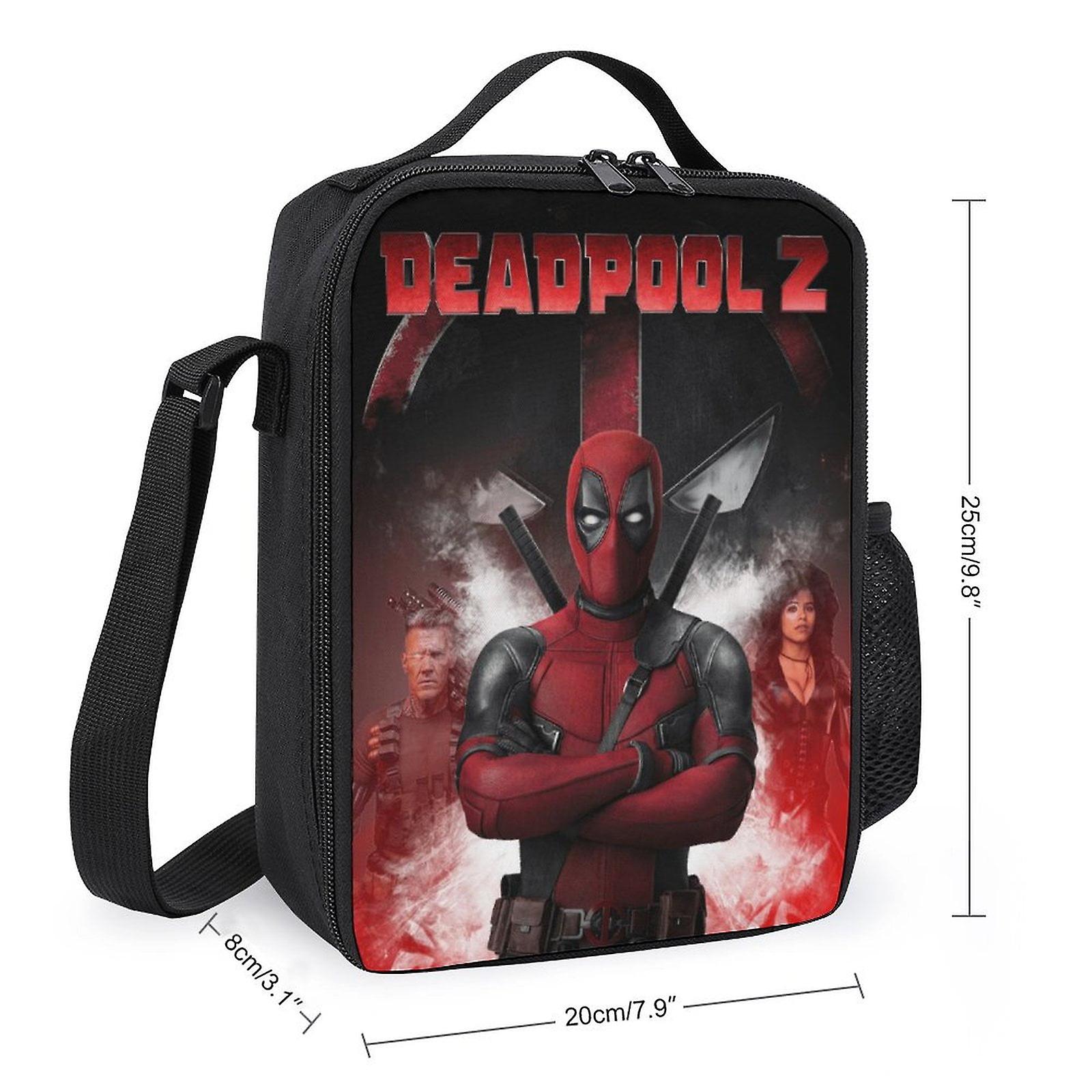 Deadpool Lunch Bag, Insulated Lunch Tote for Women Men Large Lunch Box ...