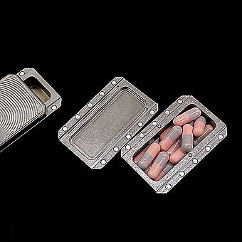 Titanium Storage Box Push Egg Pill Box Ppb Travel Outdoor Decompression ...