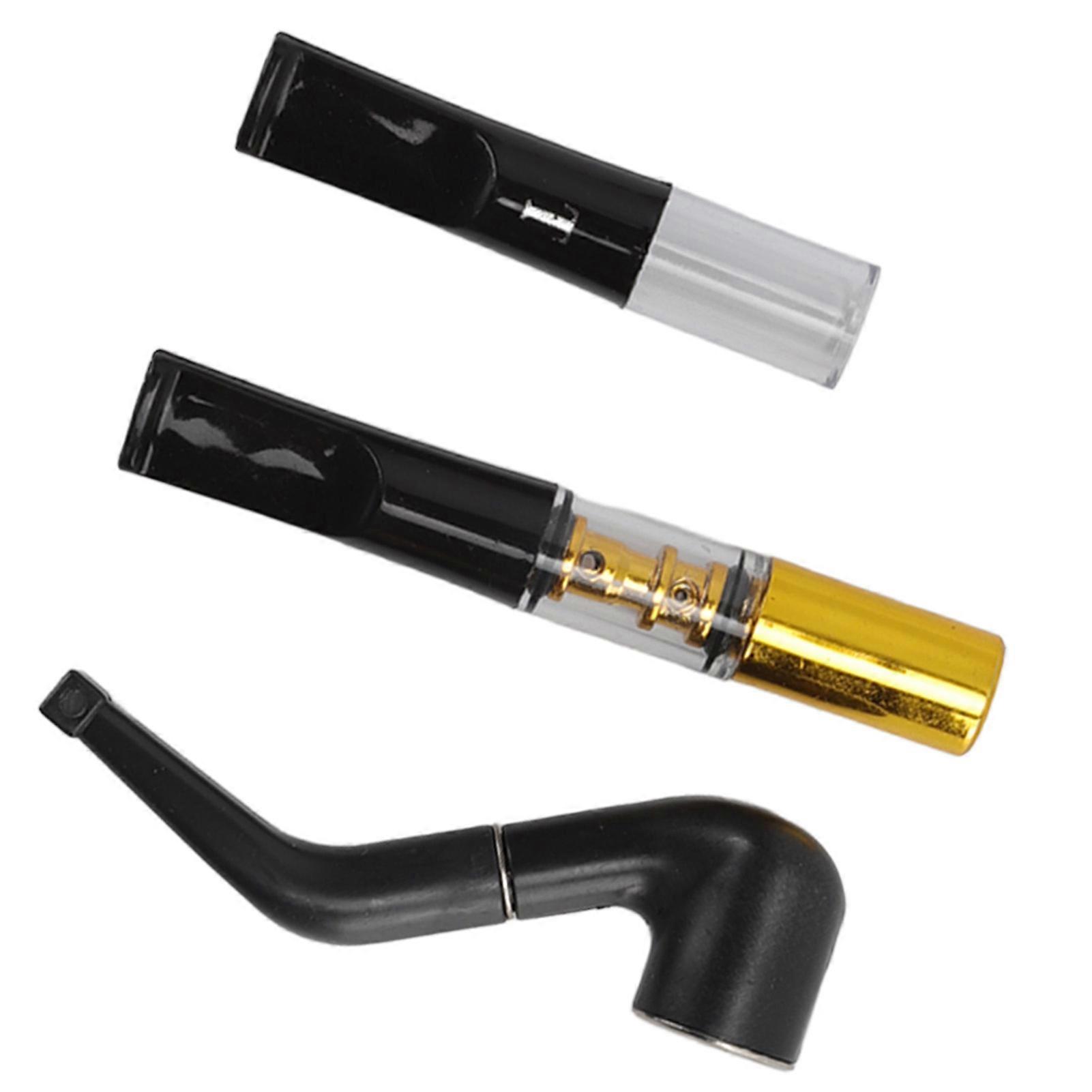 2 Sets Tobacco Smoking Pipe Set Plastic Filter Washable Recyclable ...