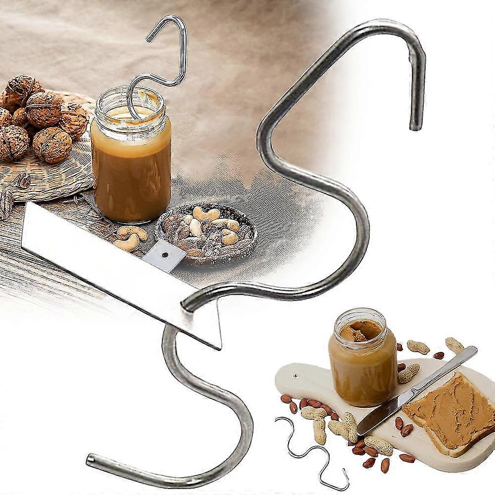 Natural Peanut Butter Stirrer Fits Jars, Stainless Steel, For Mixing ...