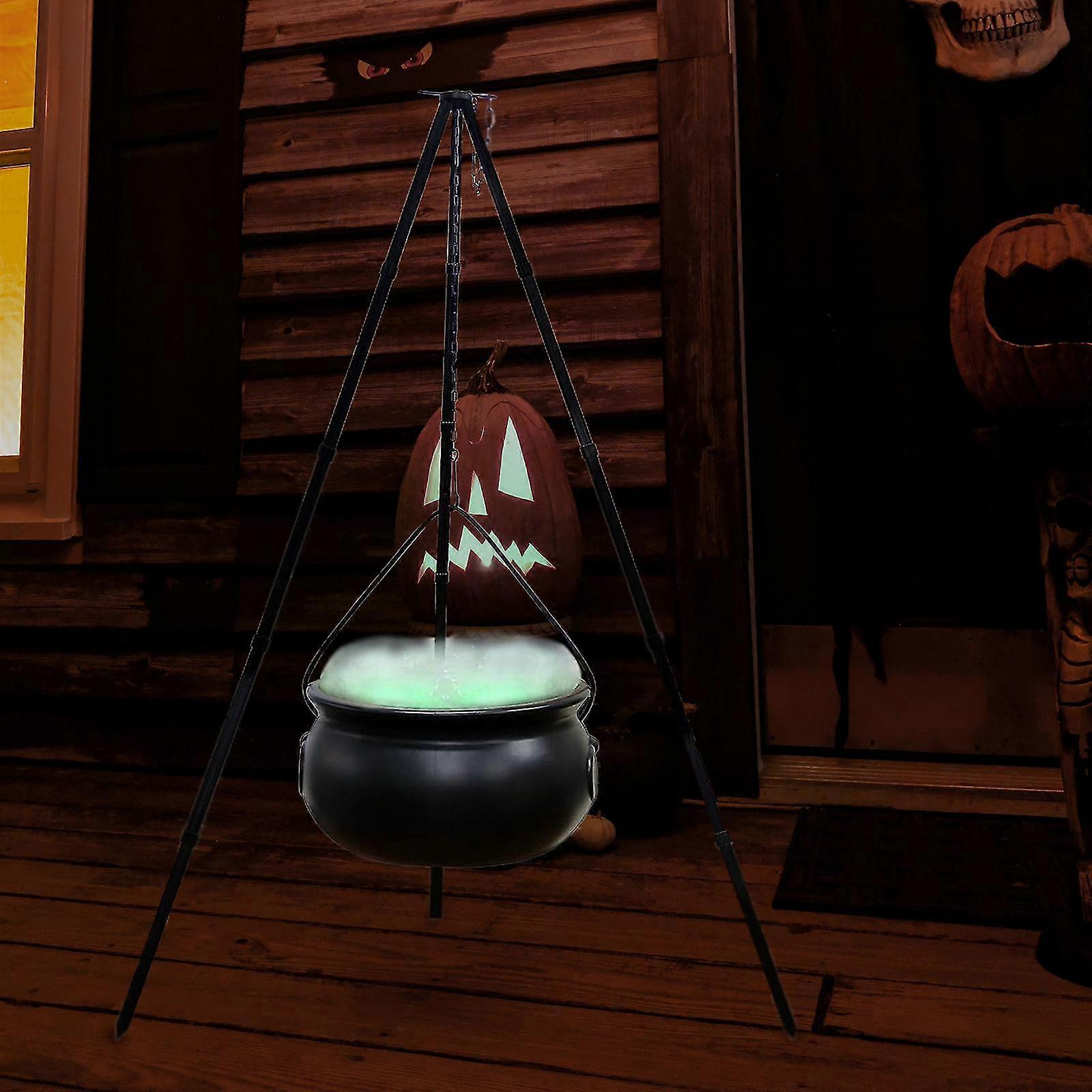 New Hot Halloween Decor Outdoor - Large Witches Cauldron On Tripod With ...