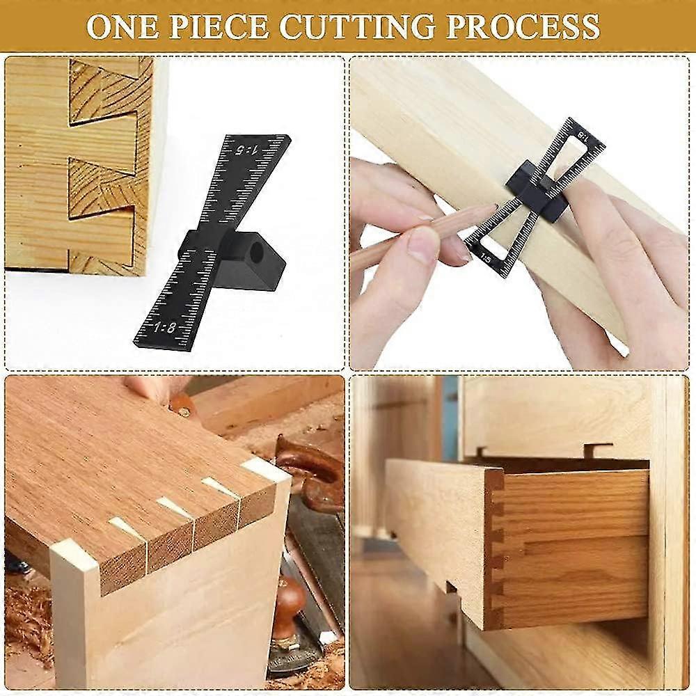 1:5:8 Dovetail Jig Aluminum Alloy Dovetail Hammer Gauge Dovetail ...