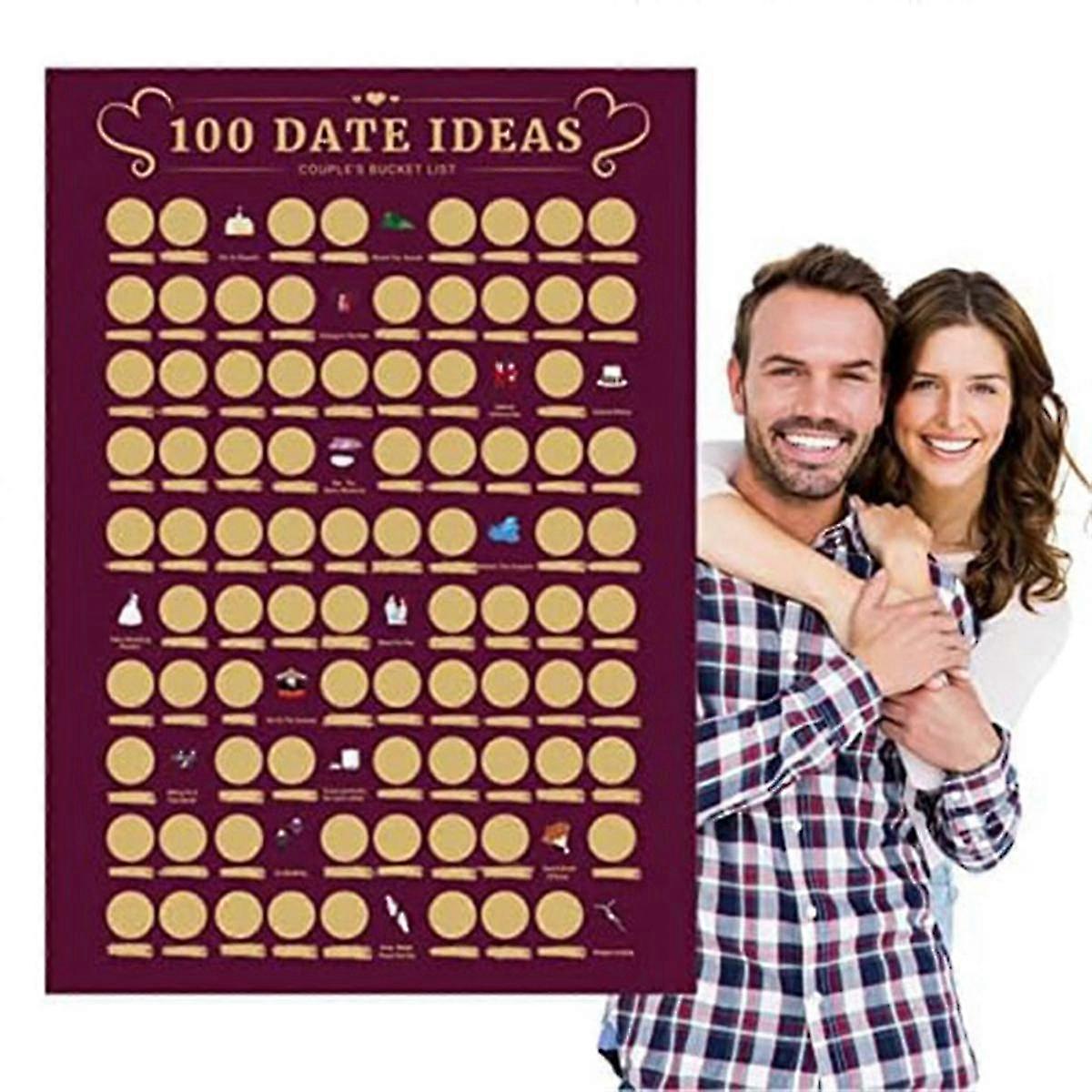 Dates Scratches Off Poster,valentine's Day Ideas Picture Indie Room ...