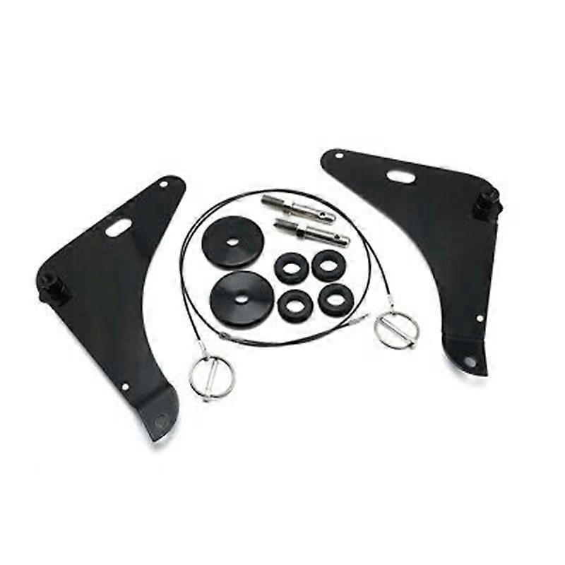 82214260AC 82214260AB Hood Pin Kit Black For Dodge Challenger 2008 2009 ...