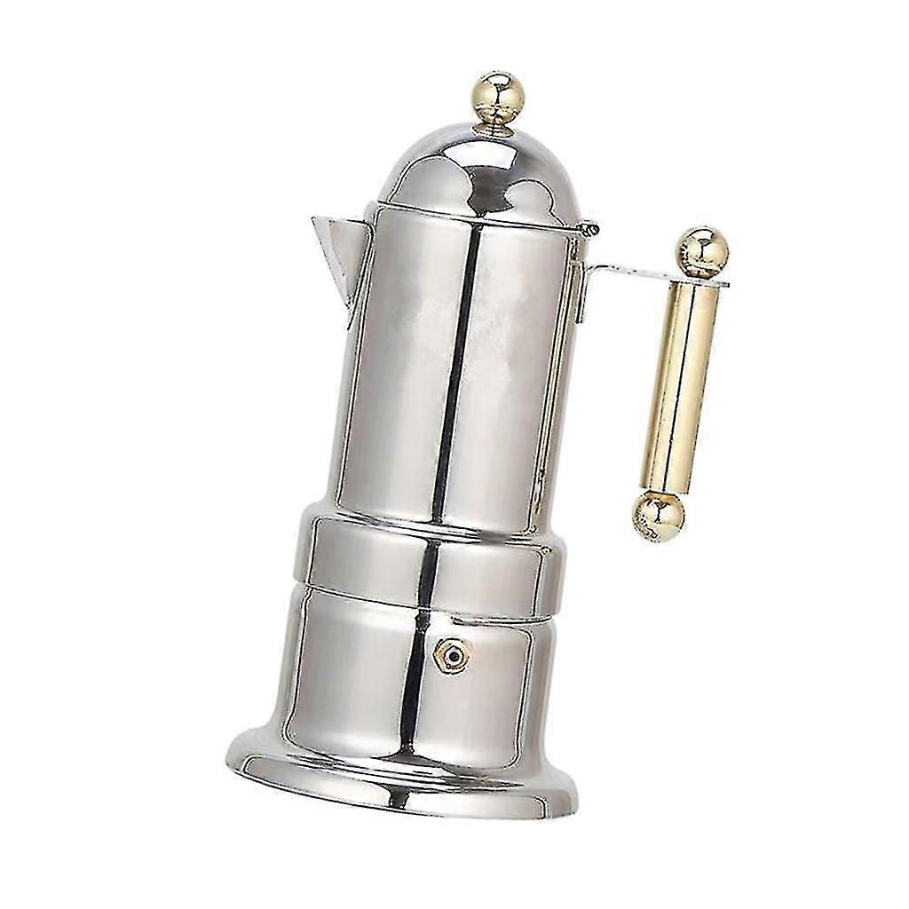 Thickened Italian Espresso Maker Stainless Steel Mocha Coffee Maker Pot ...