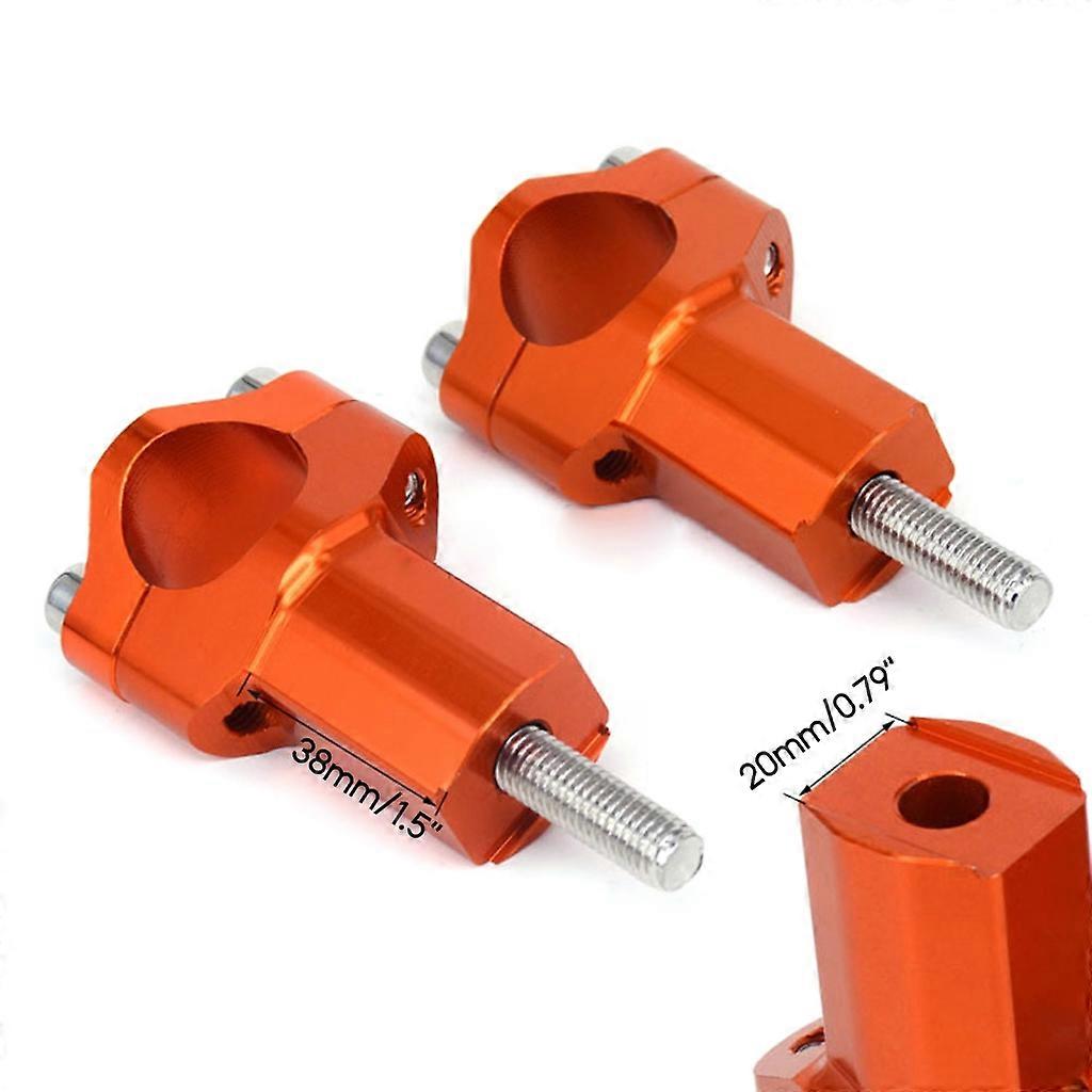 Motorcycle Handlebar Risers 1 1/8 inch 28mm Universal Handle Bars Mount ...