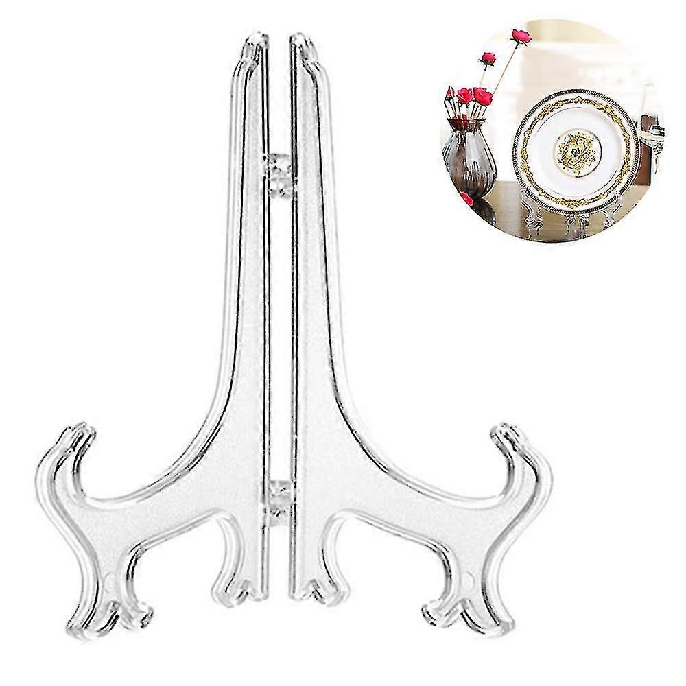 12 Pieces Plastic Easels Plate Racks, Plate Racks, Folding Plates ...