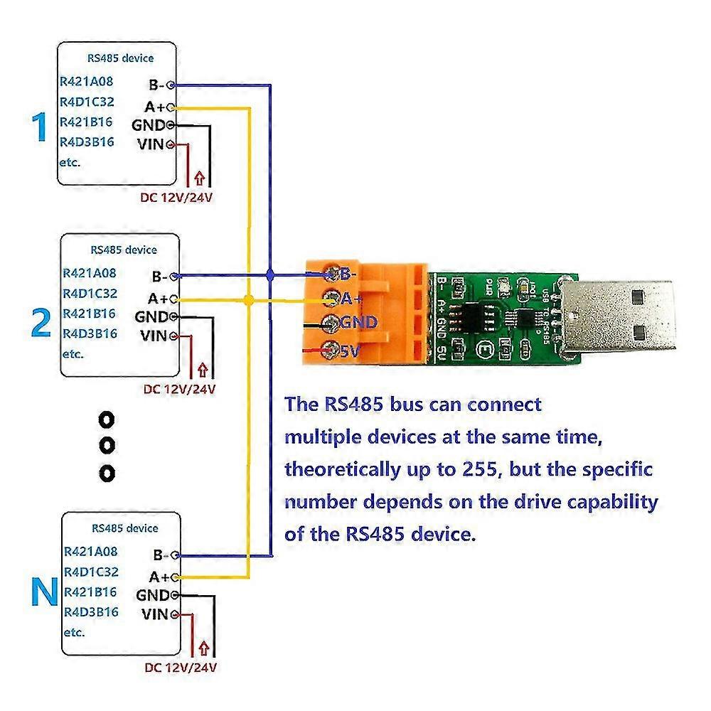 USB till Rs485 Bus Converter Board Ch340 Sp485 Byt ut Max485 Max3485 ...