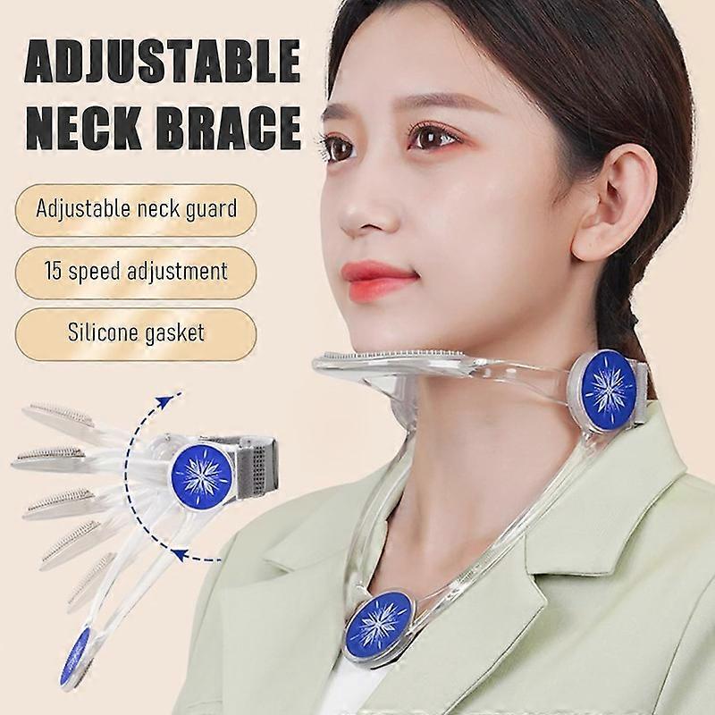 360 Adjustable Neck Brace - Cervical Collar with Neck Stretcher | Fruugo UK
