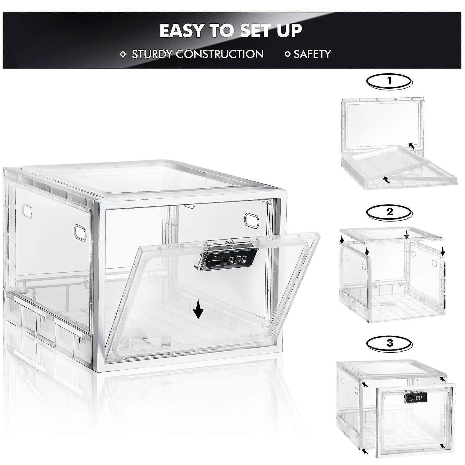 Lockable Box, Lockable Storage Box With Lock , Medicine Lock Box For ...