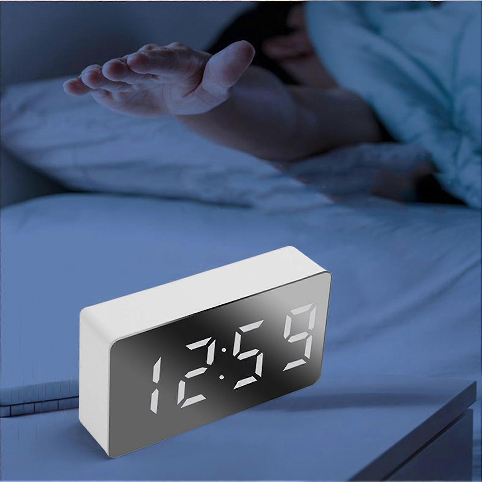 Digital Clock Mini Multifunctional Led Electric Alarm Clocks Mirror ...