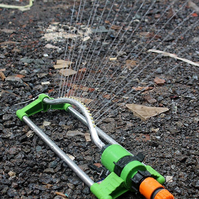 17 Hole Copper Nozzle Automatic Swing Sprinkler Garden Watering Flower ...