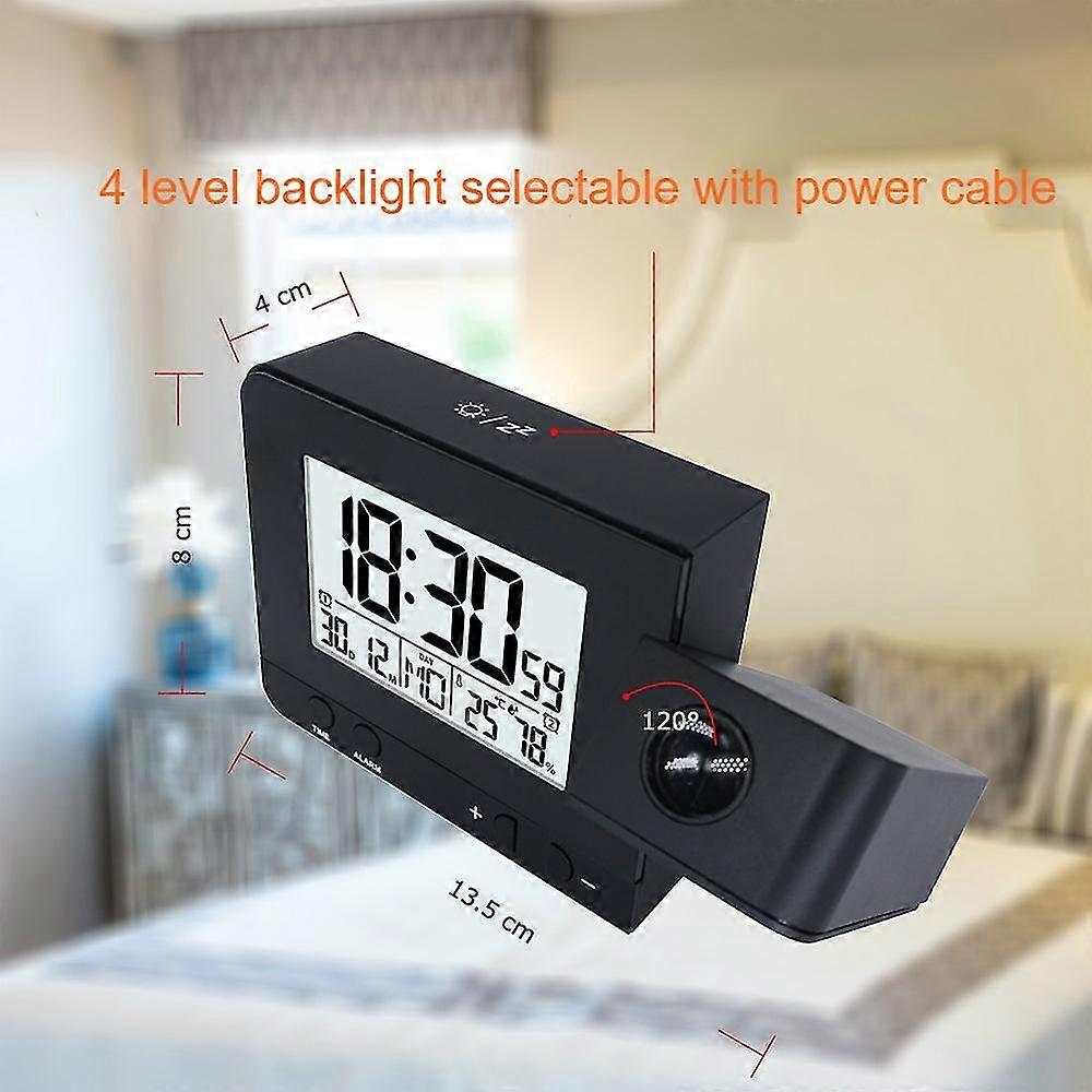 Fj3531 Alarm Clock Digital Date Snooze Function Backlight Watch Wall ...