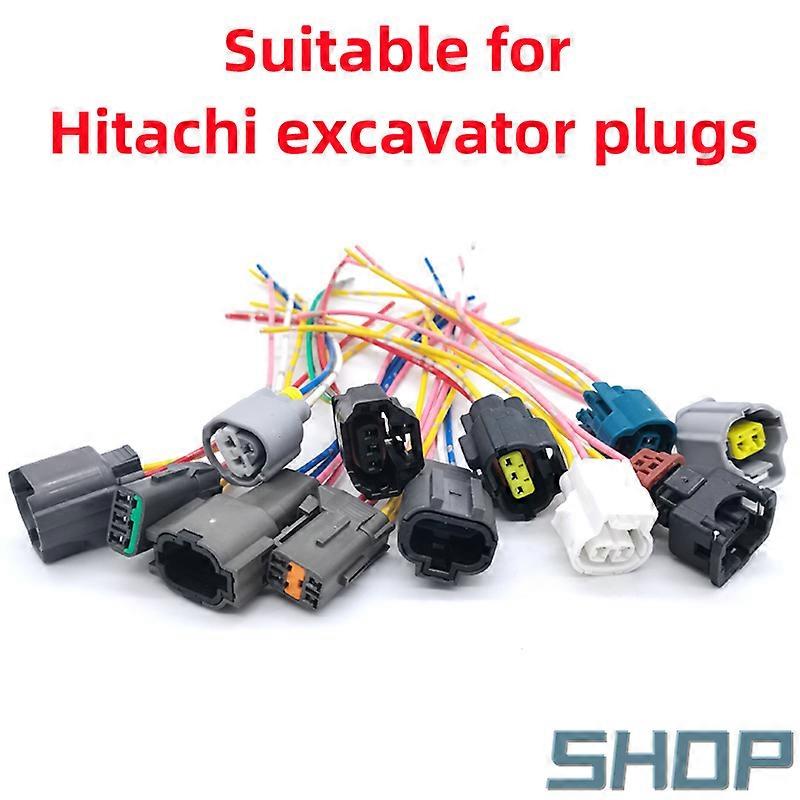 Excavator plug, Car power connector For Hitachi excavator EX/ZAX70 120 ...