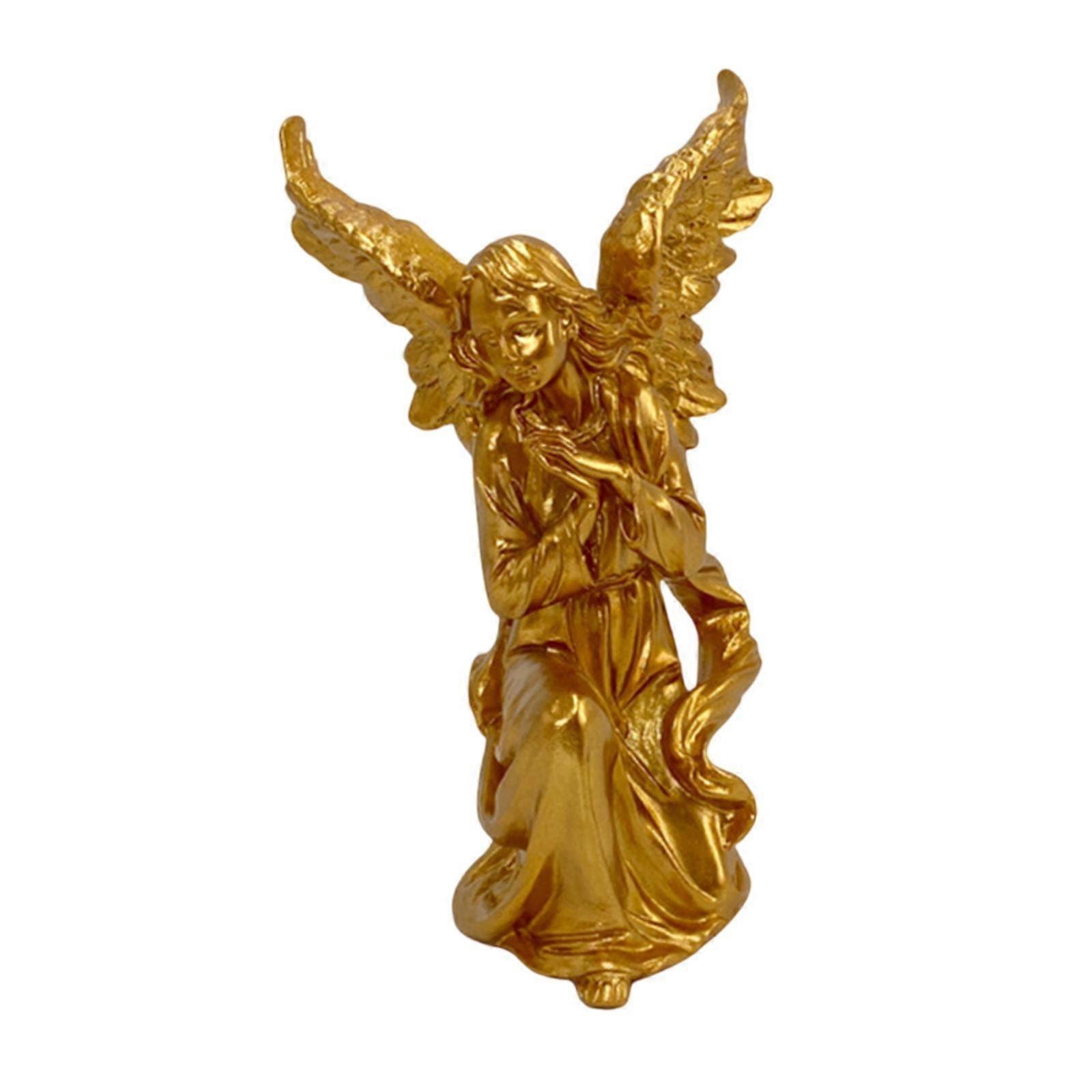 Angel Figurine Angel Sculpture Craft Miniature Statue Collectible ...
