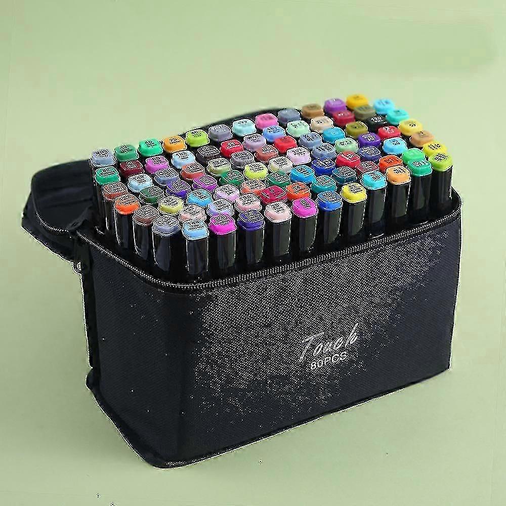 80 Colors Black Shell Markers Pens, Art Pens For Drawing, Permanent Art ...