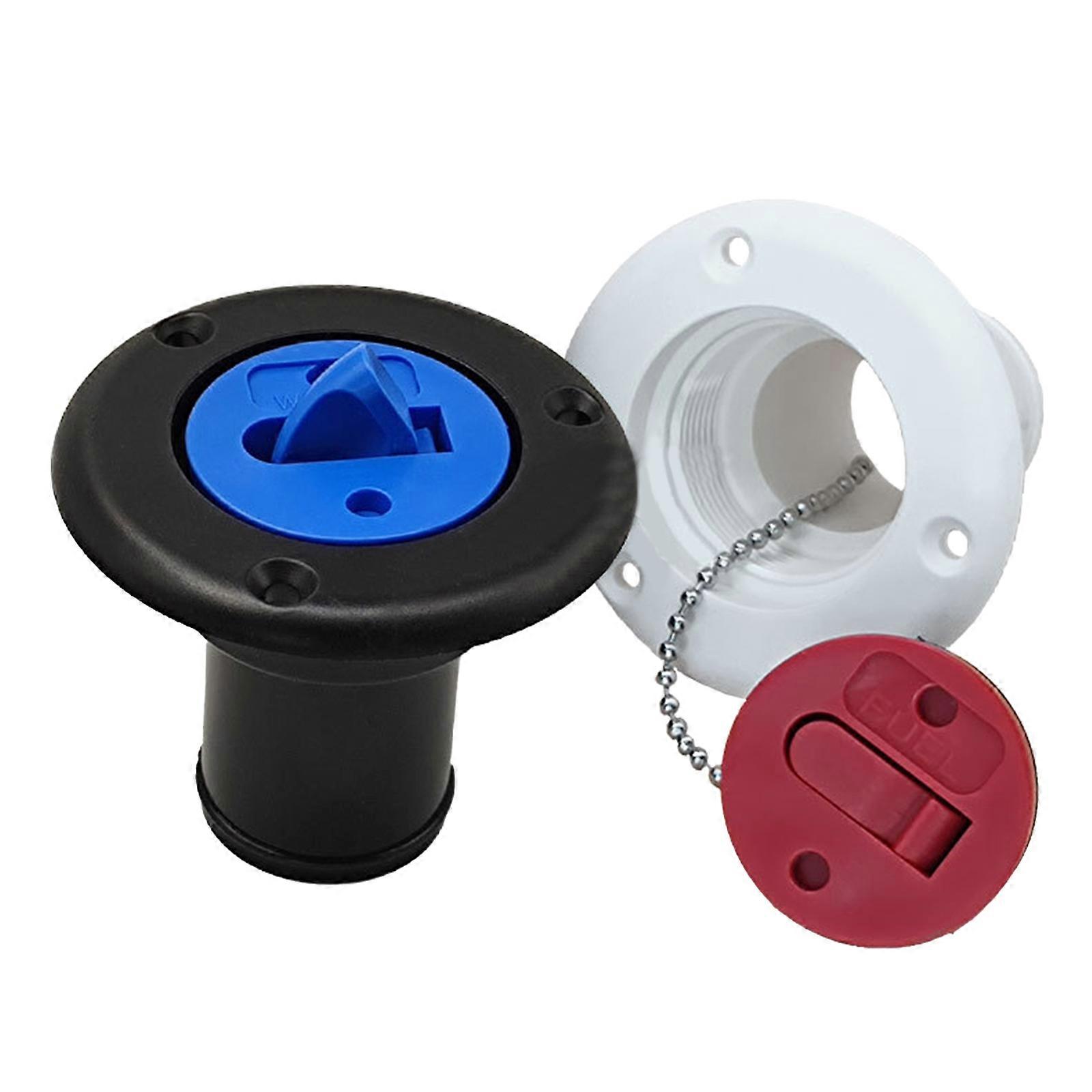 RVs Caravans Water Inlet Cover Durable Nylon Easy Open Screw Top Cap ...