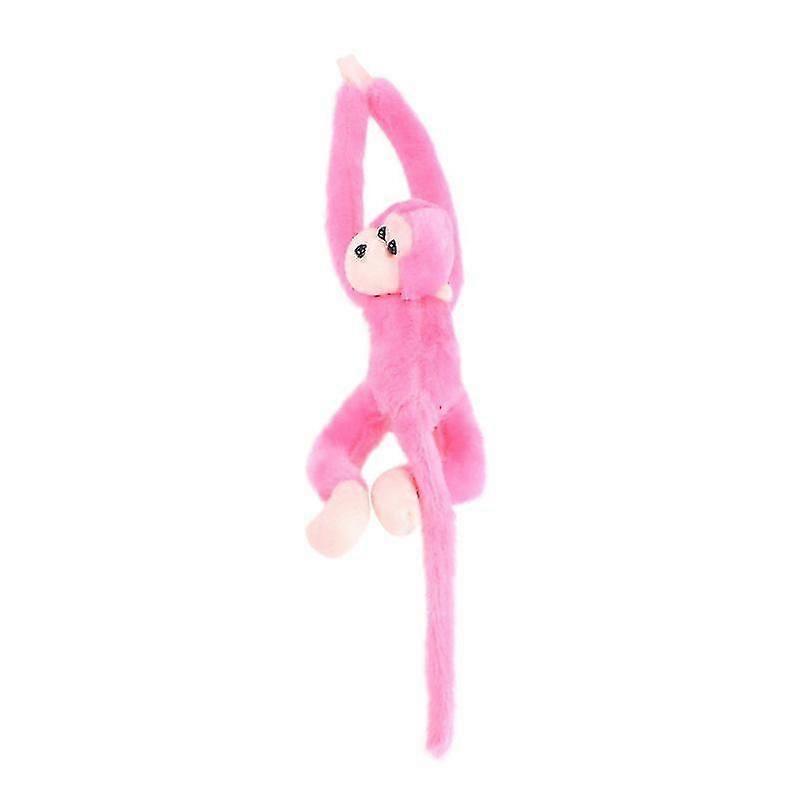 Pink Plush Monkey Long Arm Tail Hanging Monkey Doll - 21 Inch Curtain ...