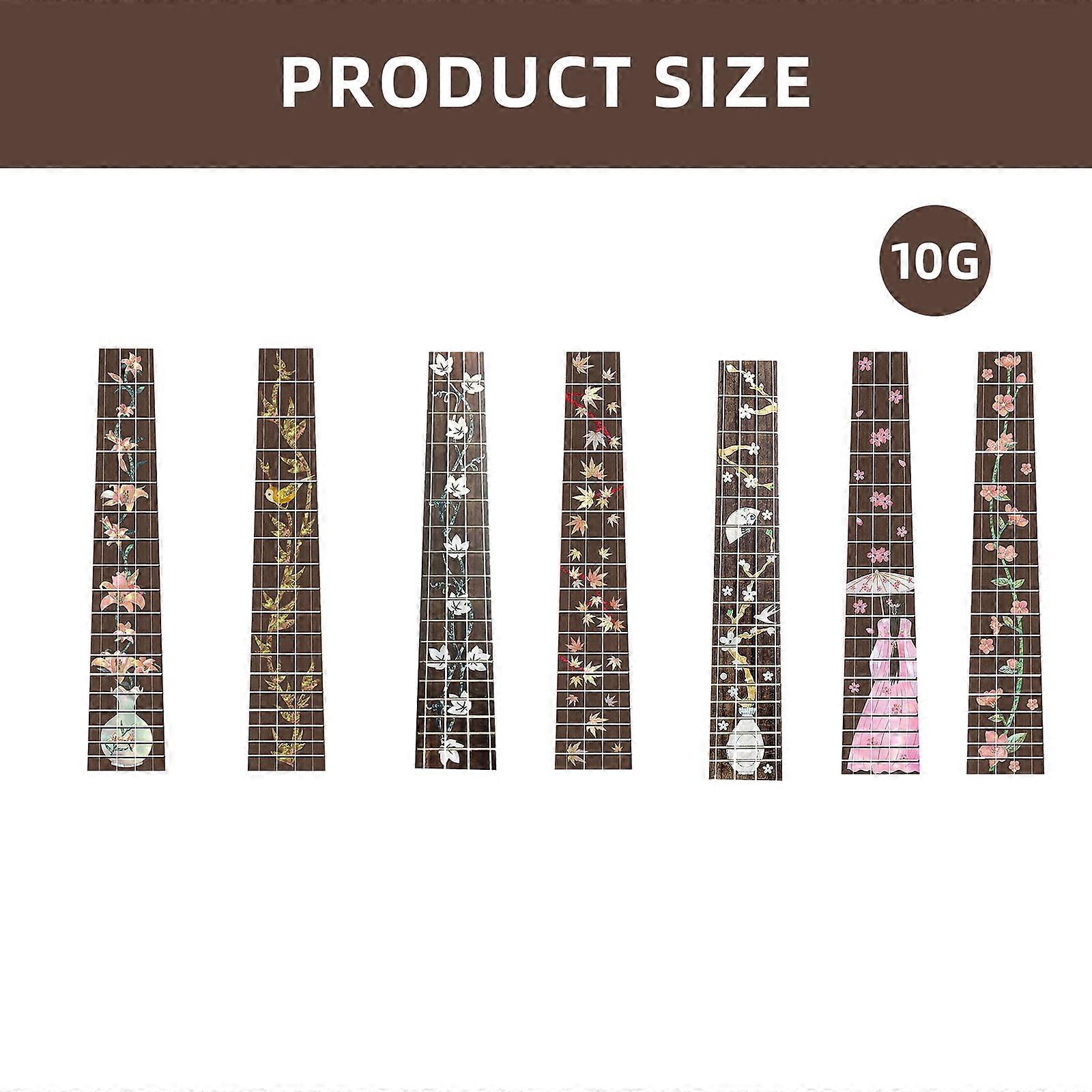 23inch Ukulele Fretboard Sticker Decoration Ukulele Fretboard Note ...