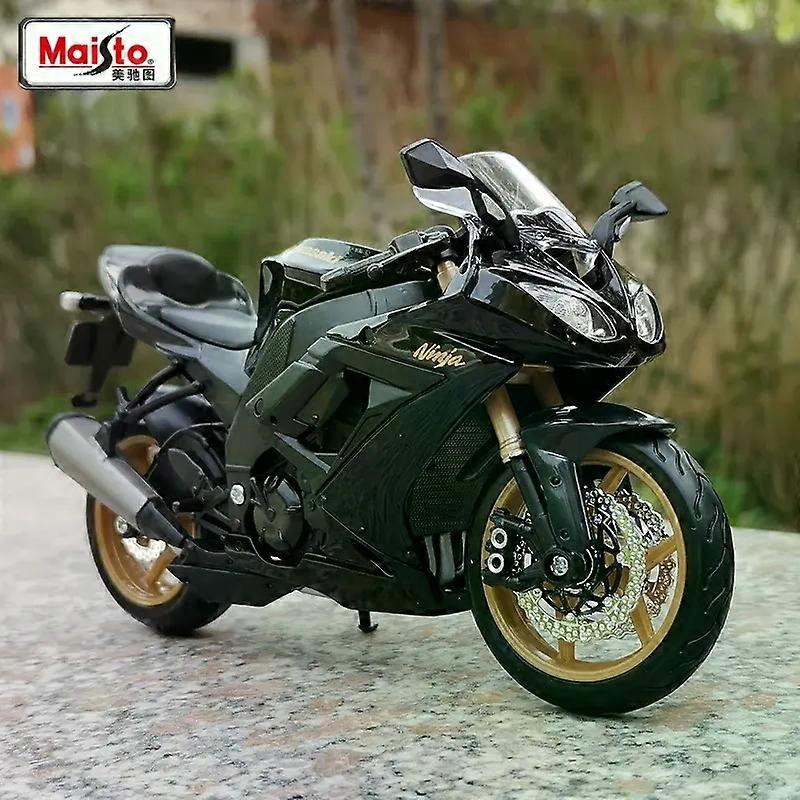 Ninja ZX-10R Alloy Motorcycle Model Simulation Diecast Metal Scale ...