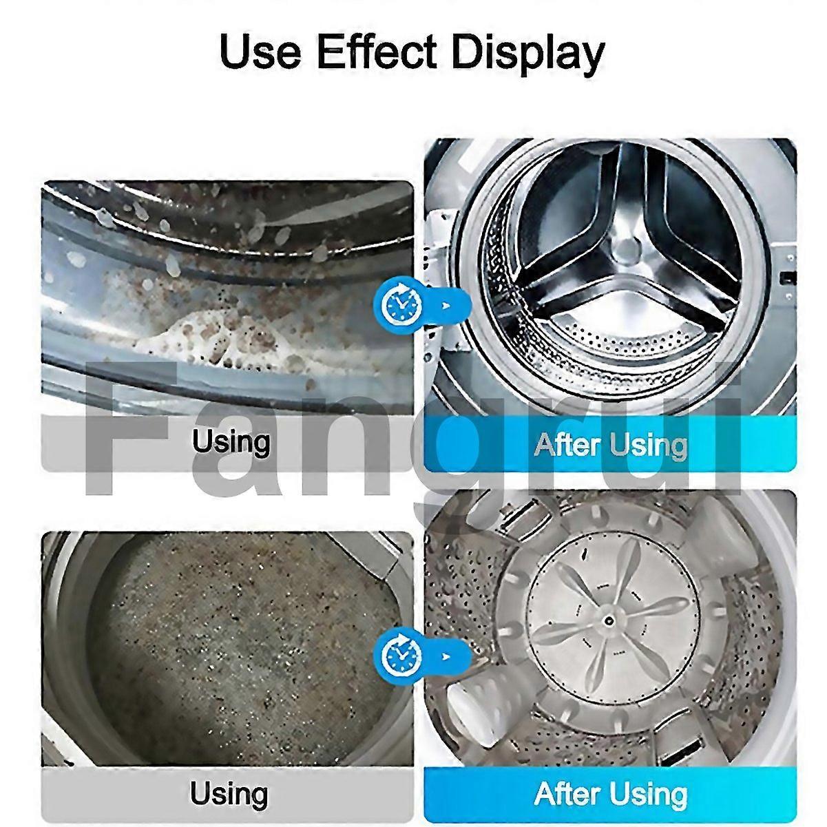 For Finally Fresh Washing Machine Cleaner Count Powder 12pcsboxed White ...