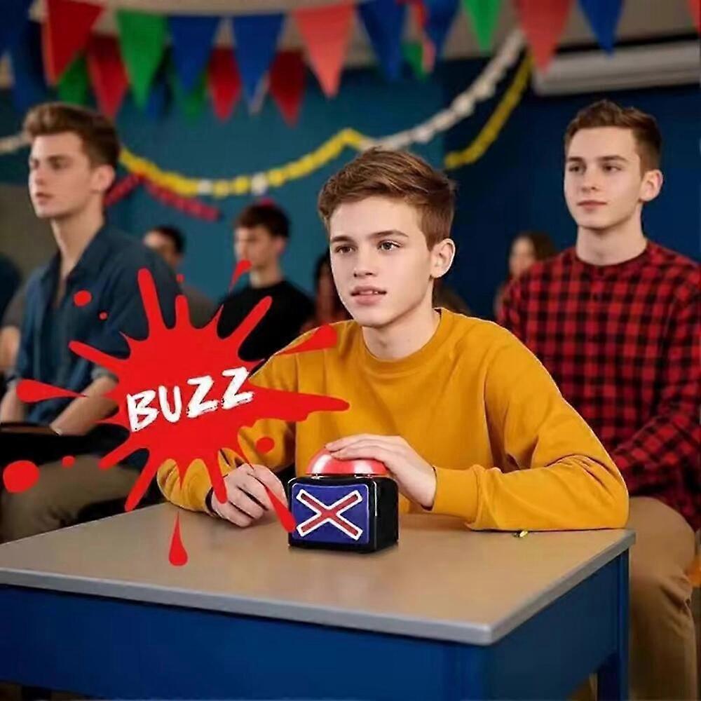 (1pcs)Game Buzzer With Light & Alarm Sound - Answer Button Box for Game ...