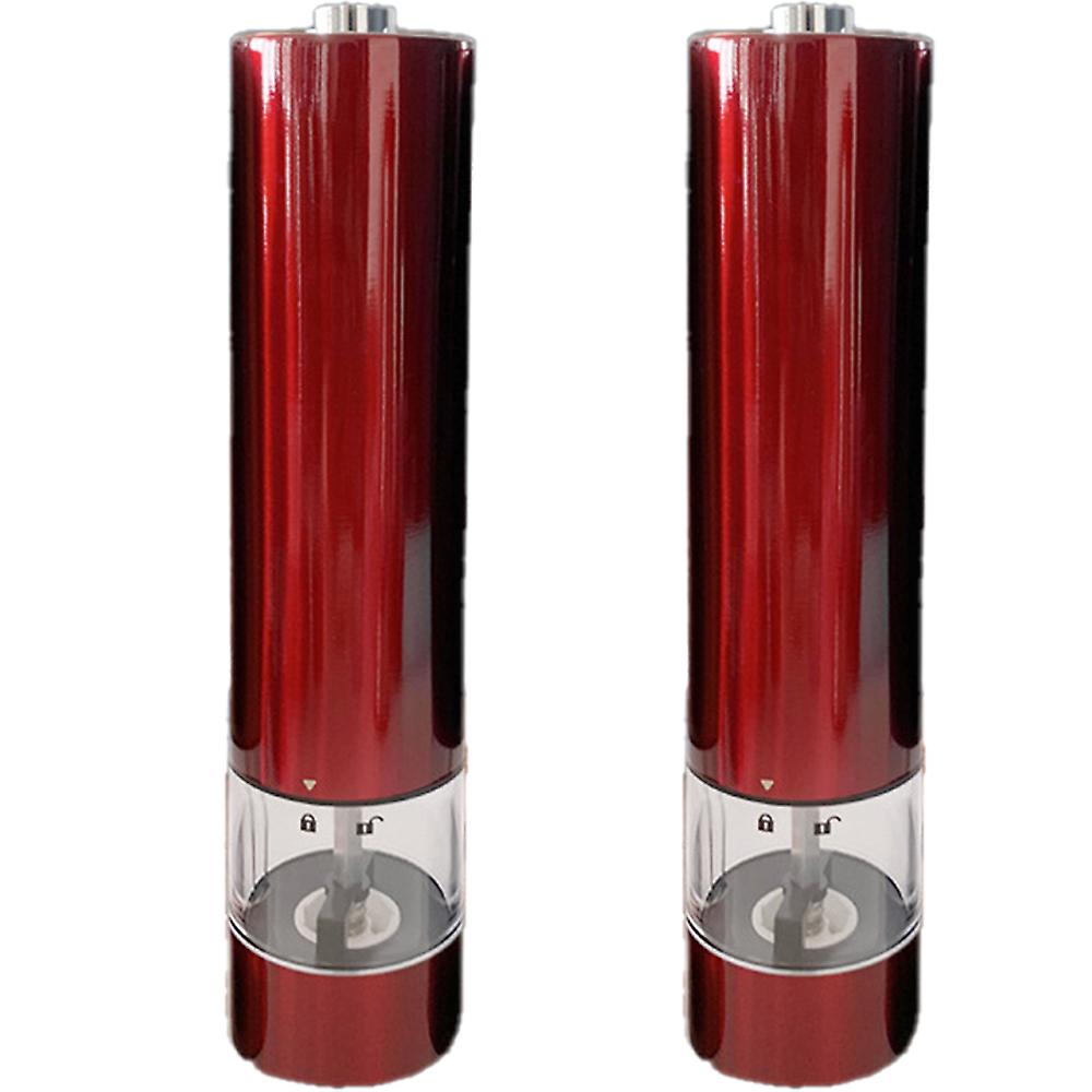 Electric Salt And Pepper Grinder Set - Battery Operated Stainless Steel ...