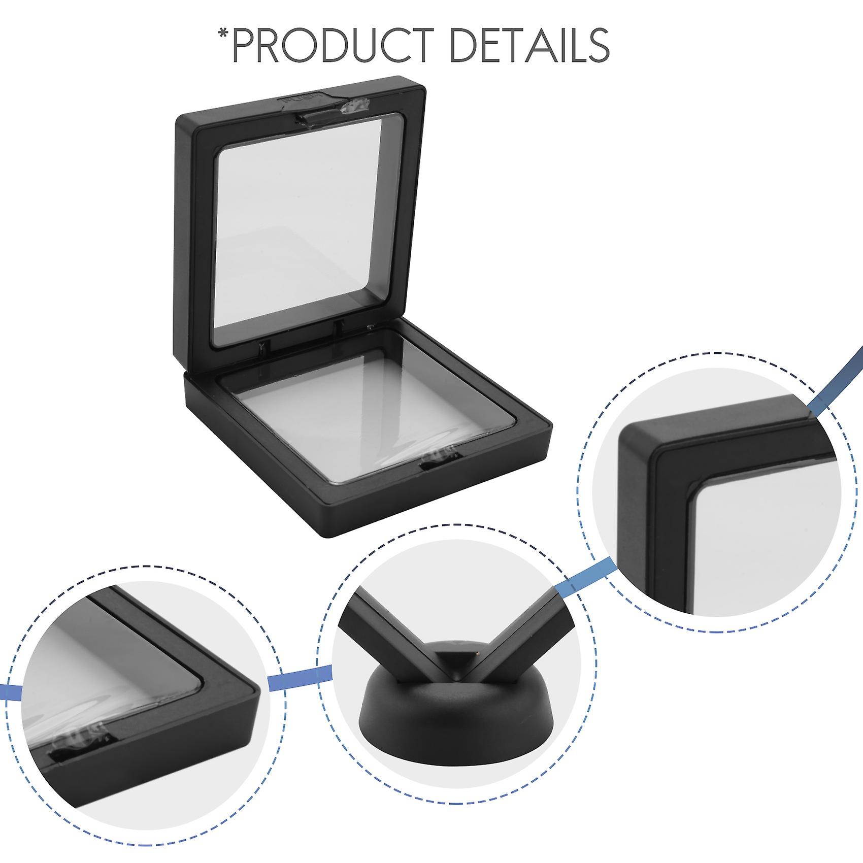 Coin Display Box - 10 3D Floating Frame Display Holder with for , AA ...
