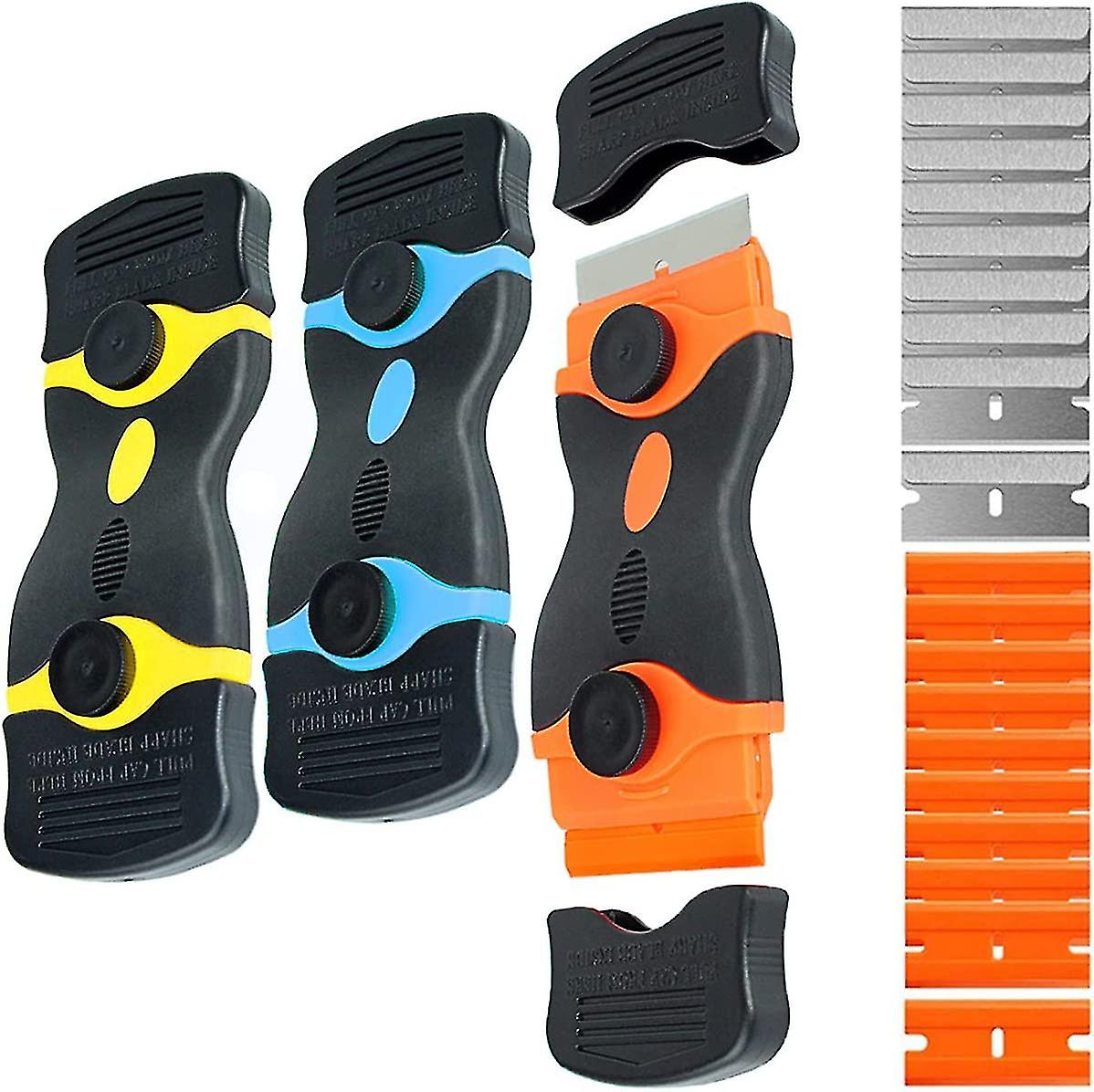 3 Pieces Of Scraper Double-edged Scraper Tools, 20 Pieces Of Knife Clip ...