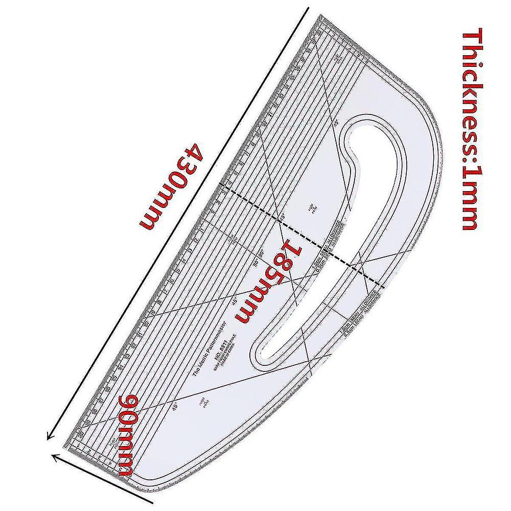 For Pattern Maker Fashion Designing Ruler Multi Purpose Garment Making ...