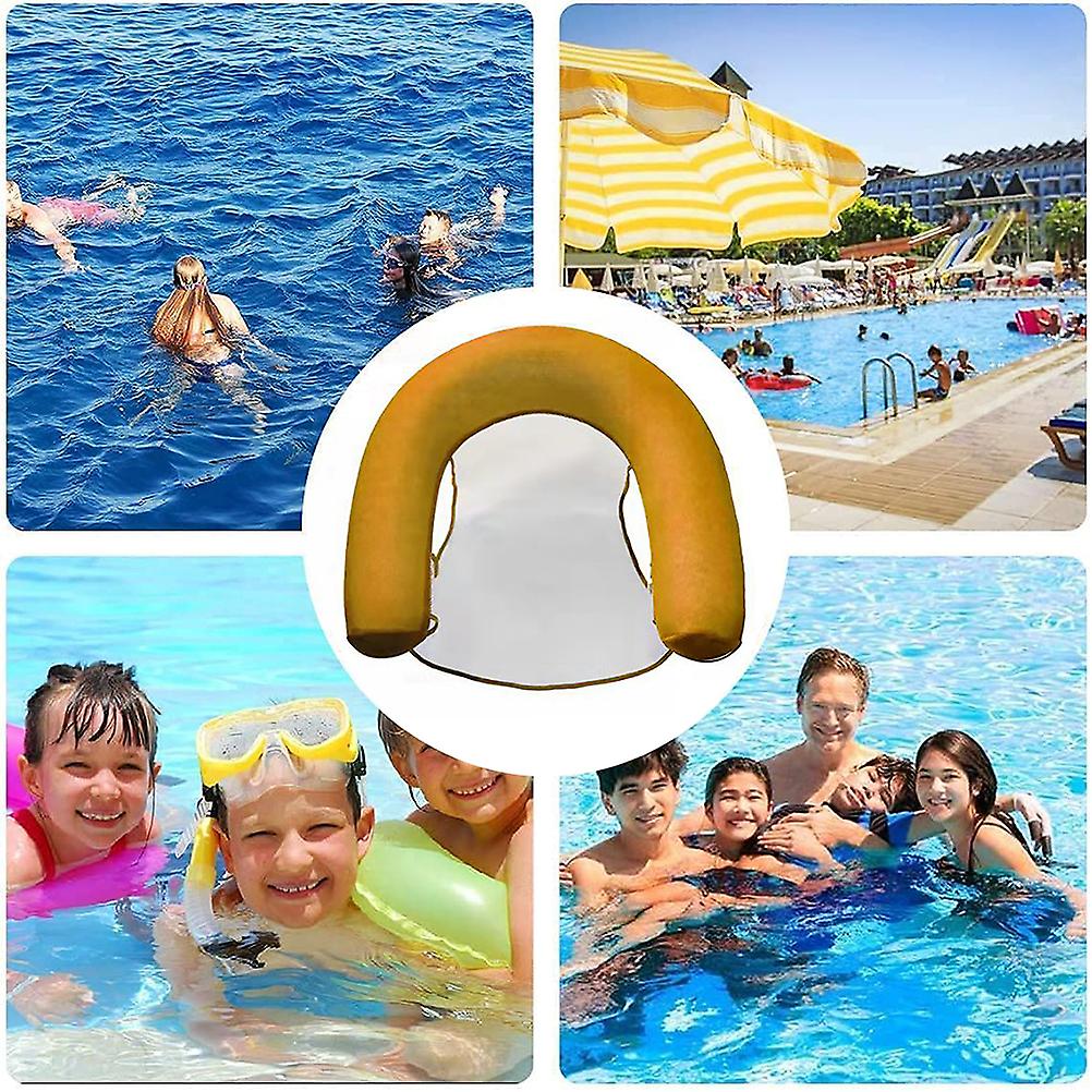 U Seat Inflatable Pool Lounger With Comfortable Sling Seat Folding ...