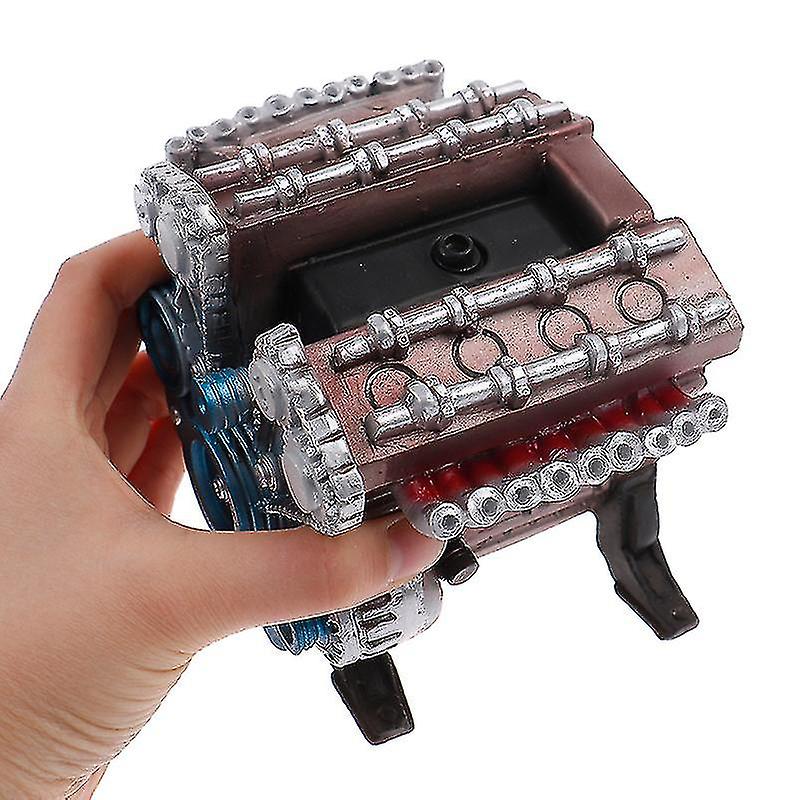 Car V8 Automobile Engine Model Kit Toys 8-cylinder Engine Resin ...