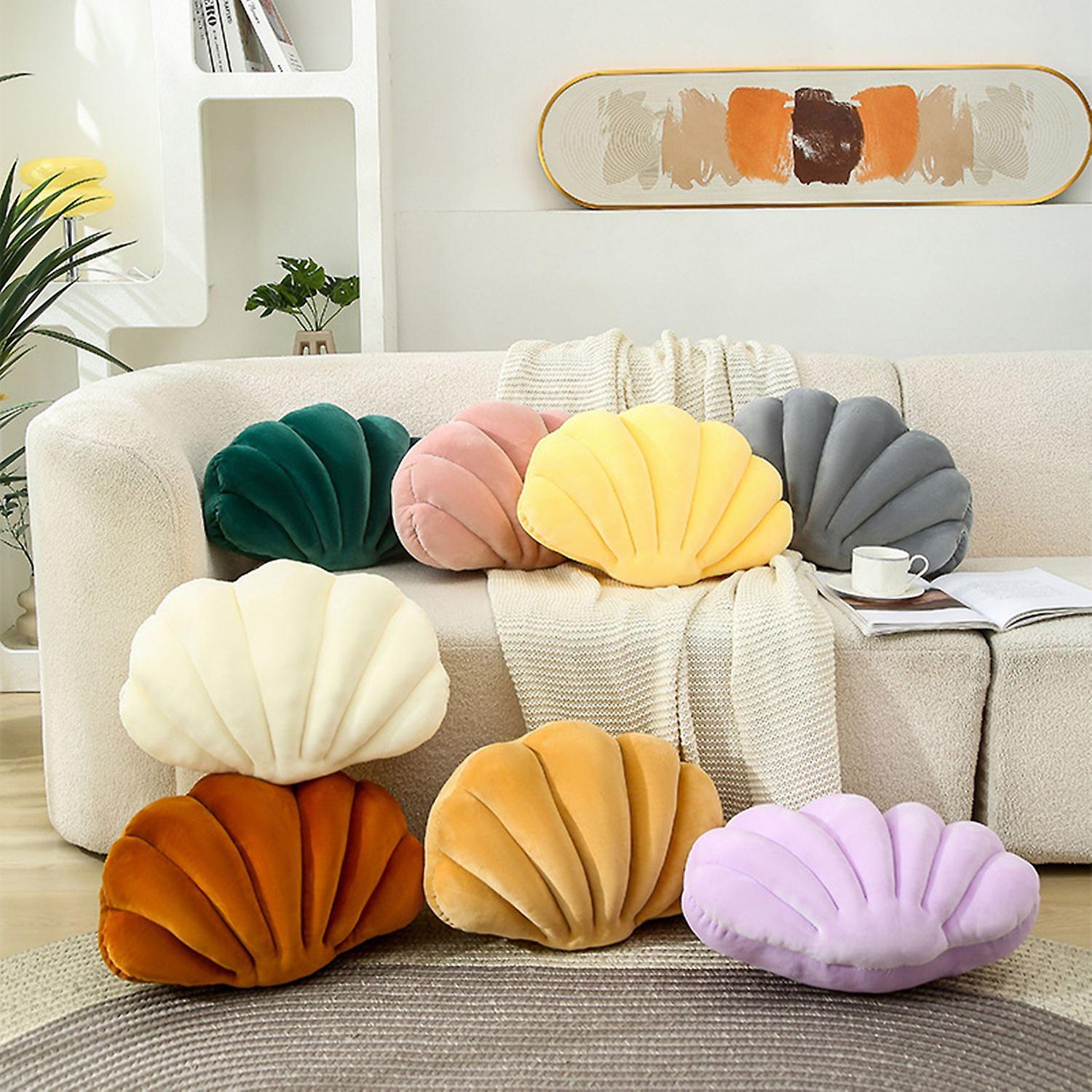 Shell-Shaped Stuffed Pillow Cushion Super Soft Wear Resistant Vibrant ...