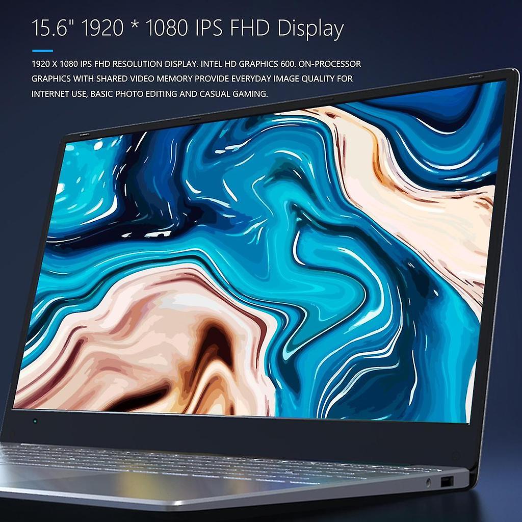 FUNXUN 16GB RAM Laptop Fingerprint Locks Backlit keyboard Intel N5095 ...