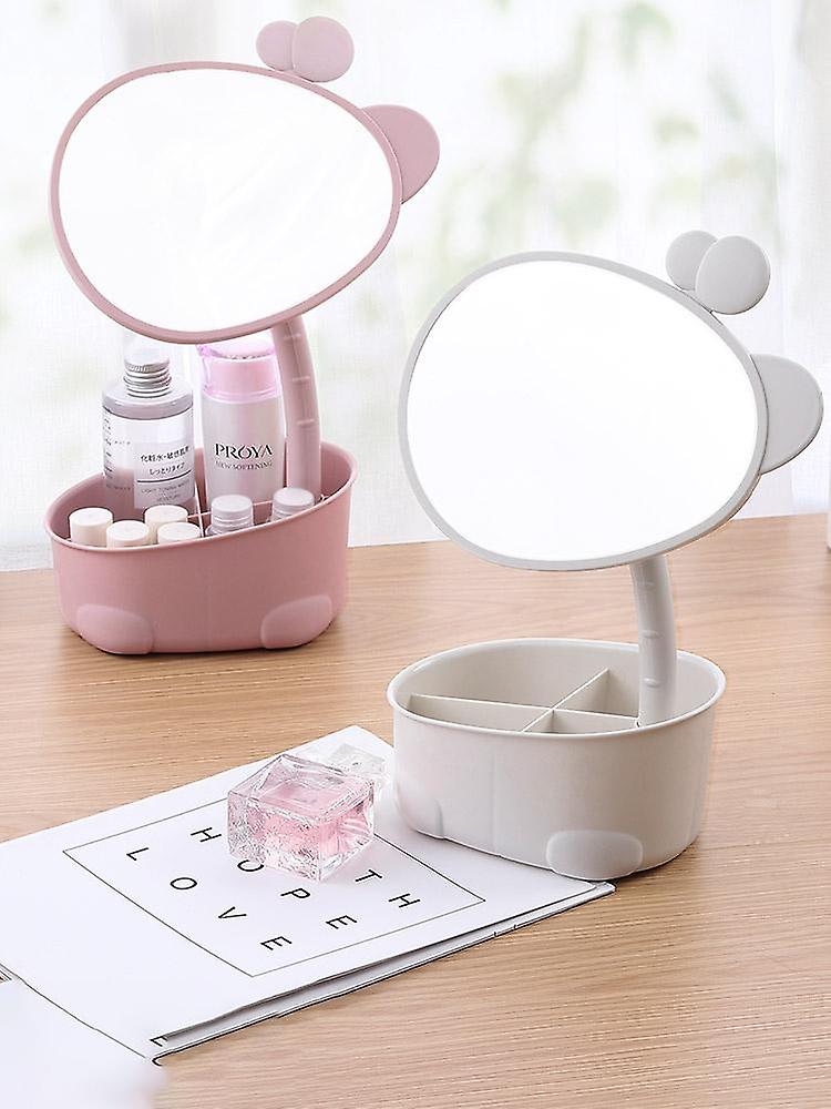 Makeup mirror cosmetic storage box protable creative beauty box ...