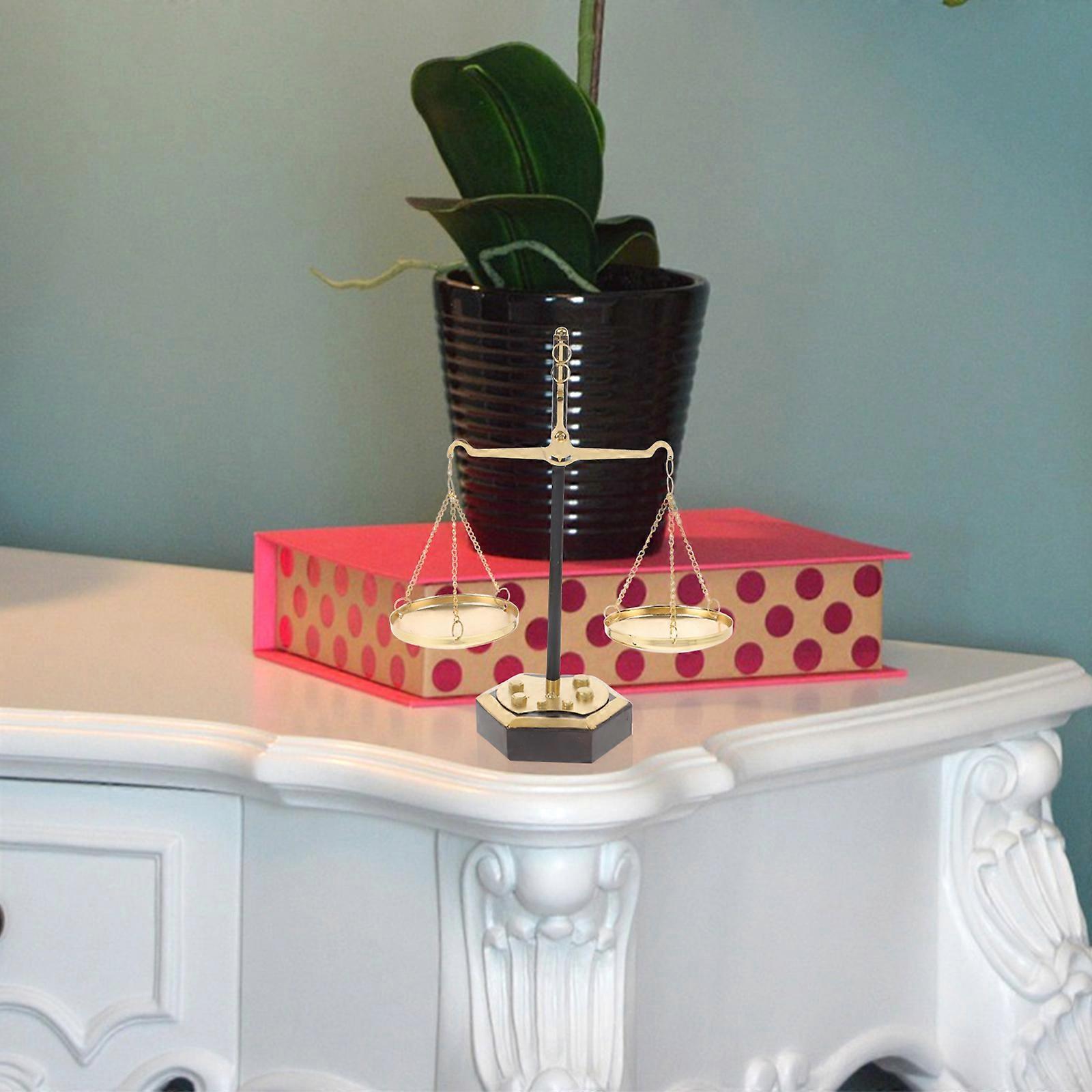 Metal Balance Scale Table Decoration Table Libra Scale Decor Metal ...