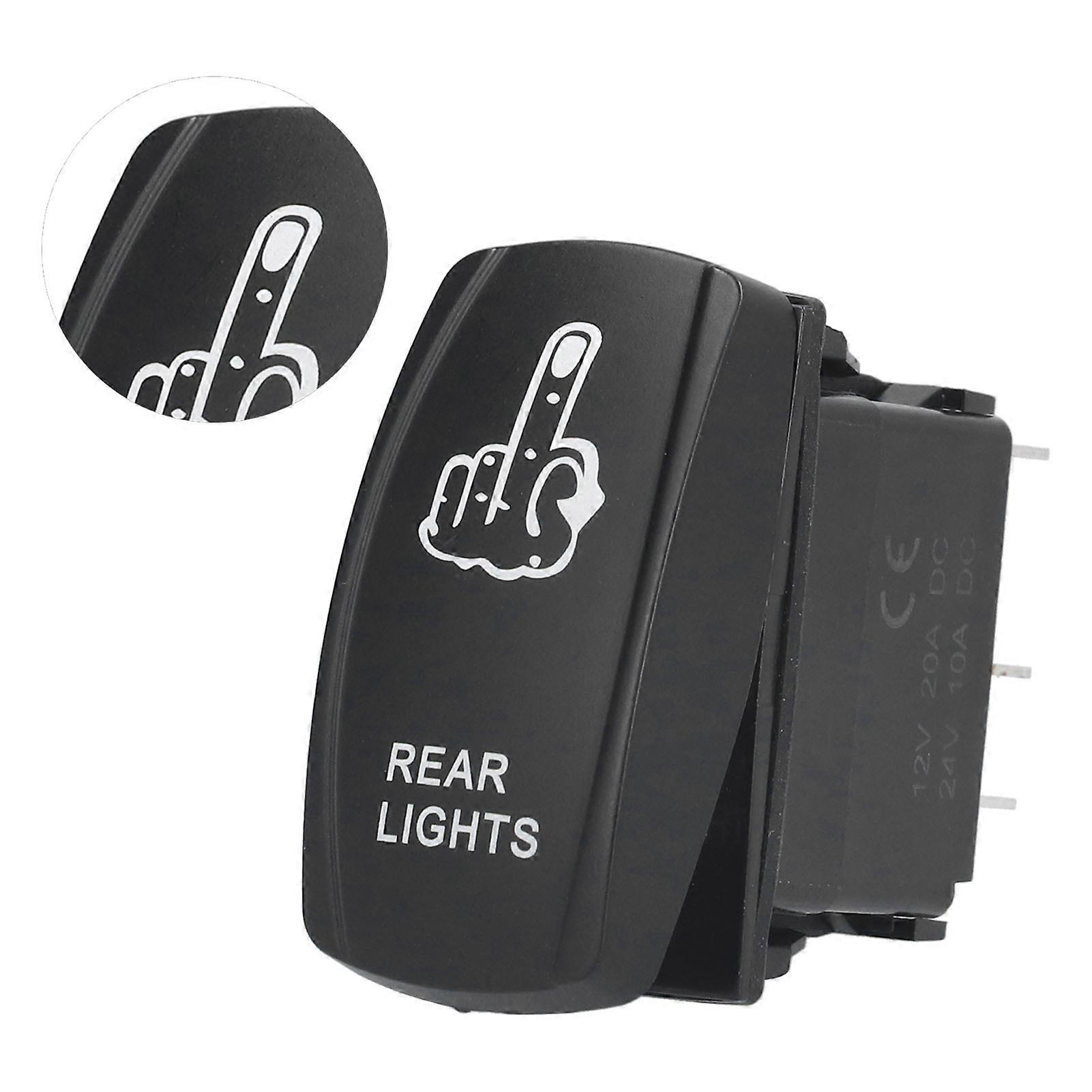 2Pcs Waterproof Rocker Switch Toggle ON Off for Automotive Cars Marine ...