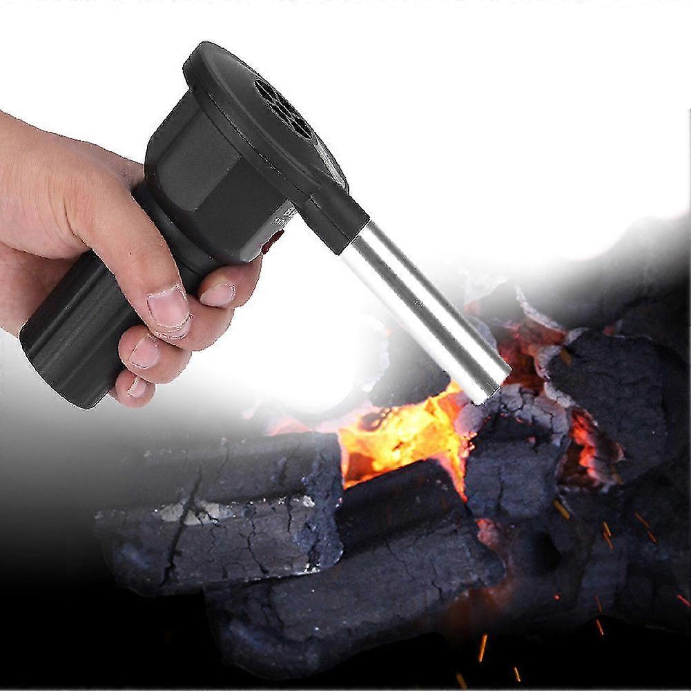 Cooking Fire Air Blower Battery Powered Bbq Fan Barbecue Outdoor ...