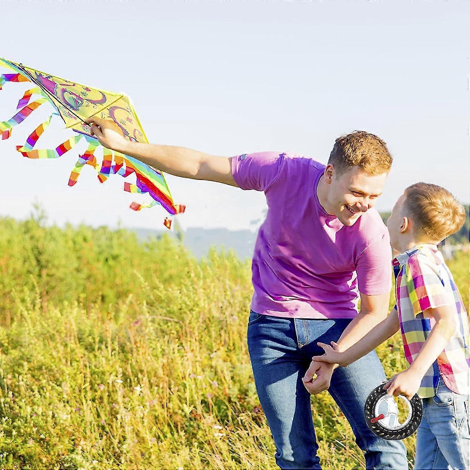 Kite Line Reel Winder, 7. 8 Inch Winding Reel Grip Wheel with 1312ft ...